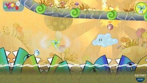 Screenshot of Downstream Panic! (PSP, 2008) - MobyGames