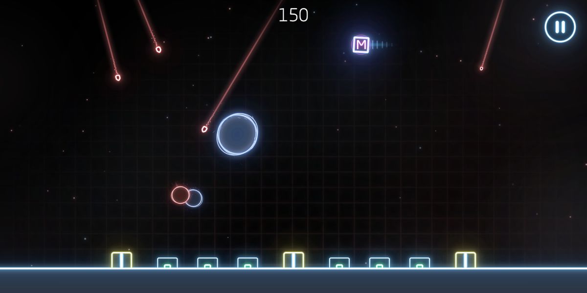 Screenshot of Missile Command: Recharged (Android, 2020) - MobyGames