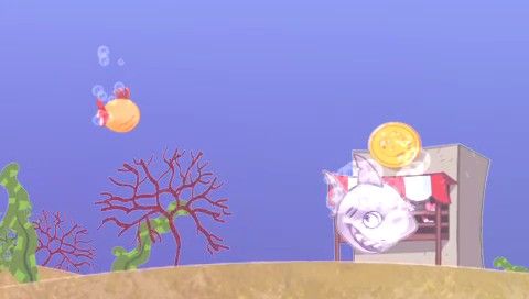 Screenshot of Downstream Panic! (PSP, 2008) - MobyGames