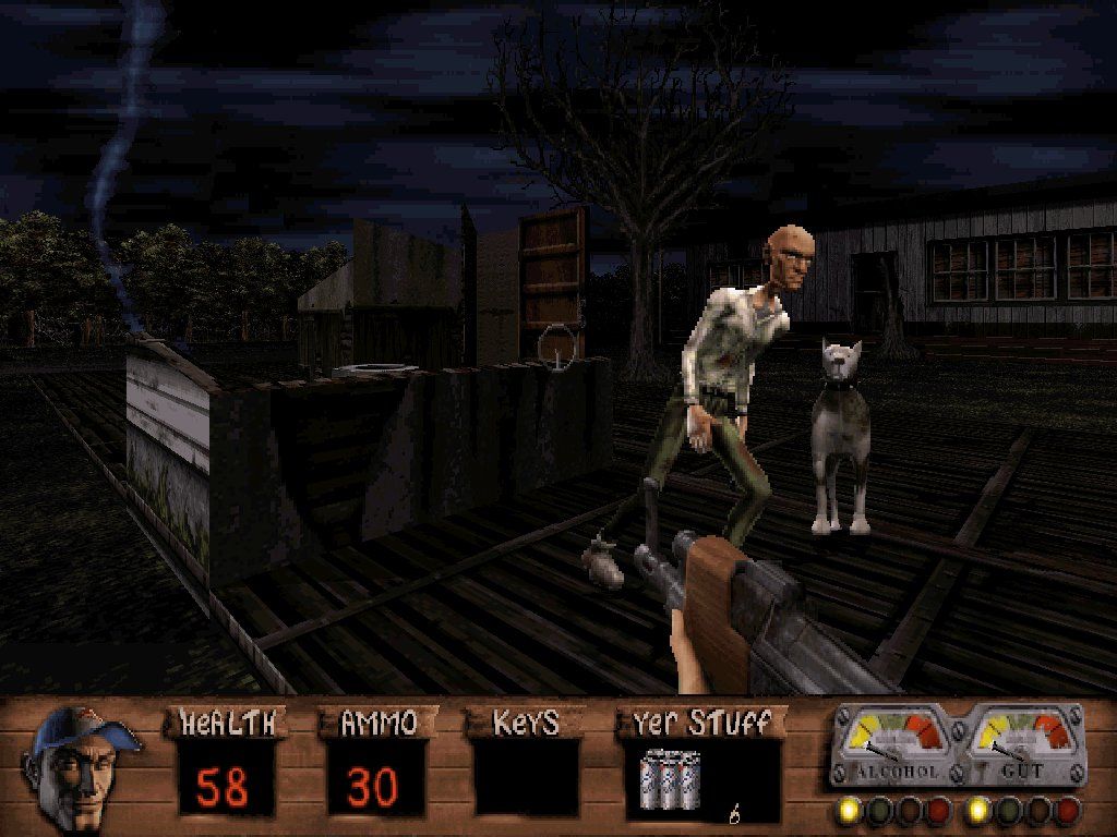 Screenshot of Redneck Rampage (DOS, 1997) - MobyGames