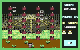 Screenshot of Bomb Jack (Commodore 64, 1984) - MobyGames