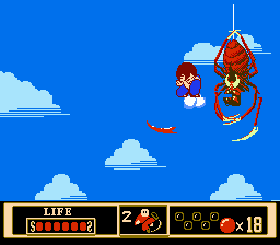 Screenshot of Jackie Chan's Action Kung Fu (NES, 1990) - MobyGames