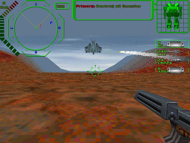 Screenshot of Heavy Gear (Windows, 1997) - MobyGames