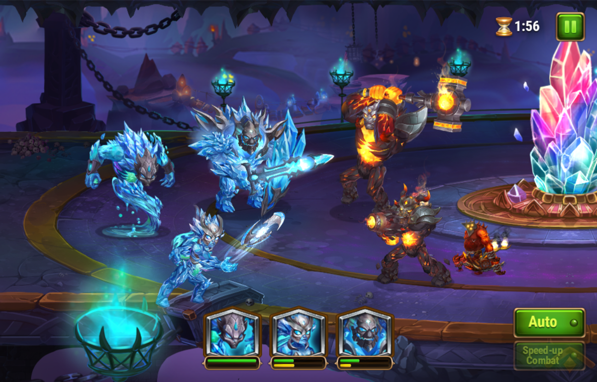 Screenshot of Hero Wars (Browser, 2016) - MobyGames