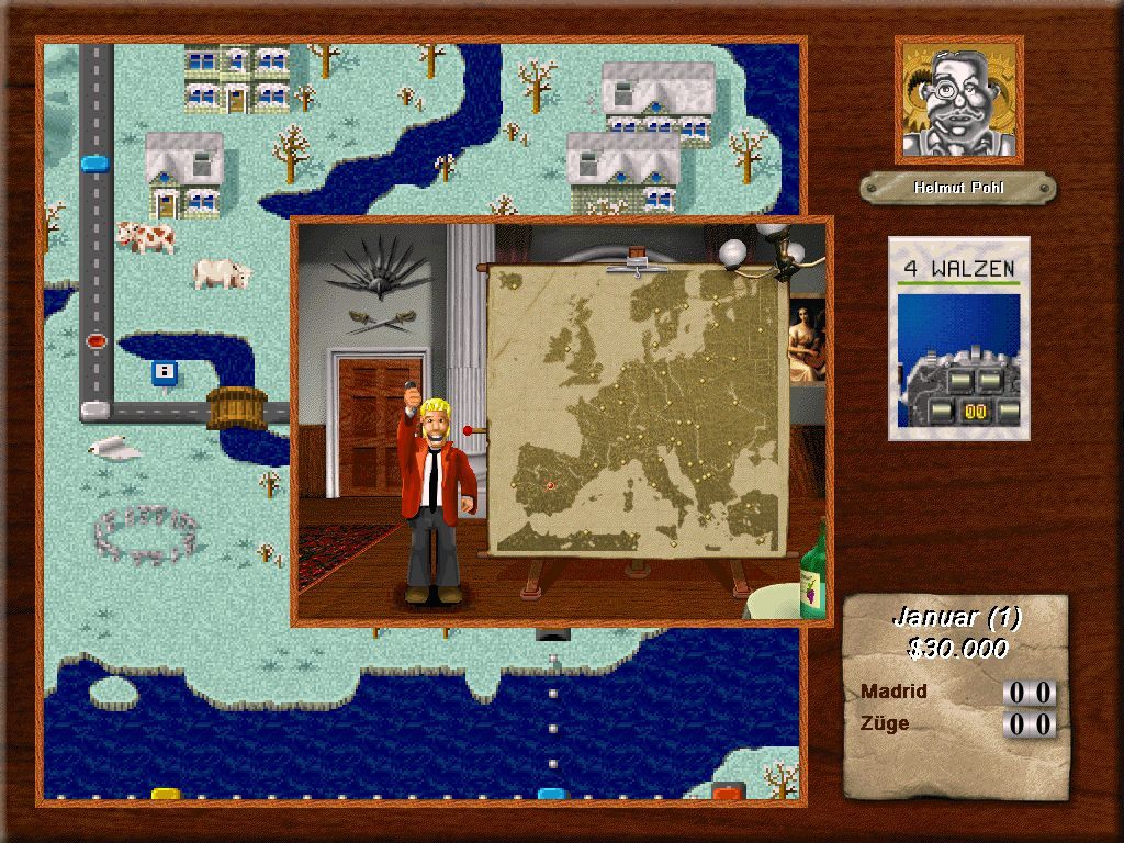 Screenshot of Dr. Drago's Madcap Chase (Windows 3.x, 1995) - MobyGames