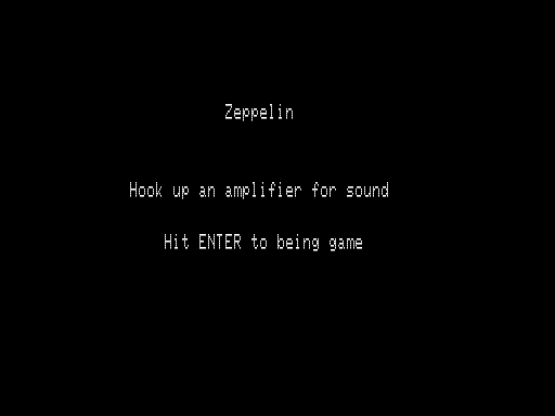 Zeppelin (1982) - MobyGames