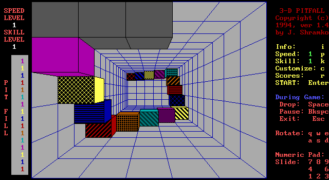 Screenshot of 3D Pitfall (DOS, 1995) - MobyGames