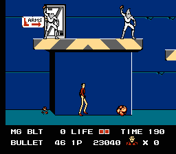 Screenshot of Rolling Thunder (NES, 1986) - MobyGames