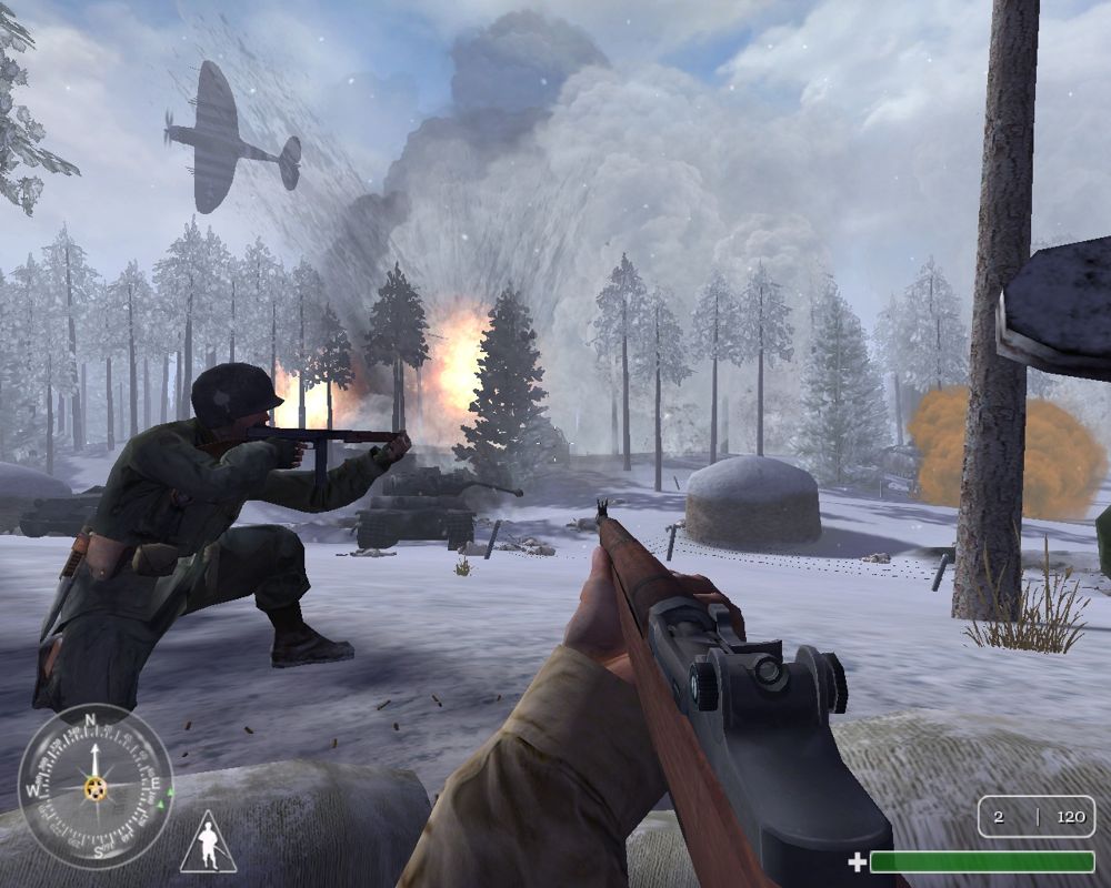 Screenshot of Call of Duty: United Offensive (Windows, 2004) - MobyGames