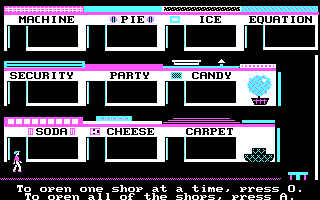 Screenshot of Advanced Math Shop (DOS, 1987) - MobyGames