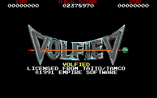 Screenshot of Volfied (DOS, 1989) - MobyGames