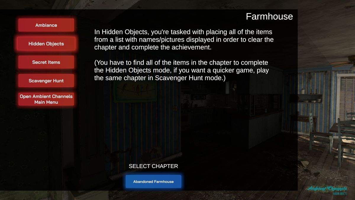 Screenshot of Ambient Channels: Abandoned Town - Farmhouse (Windows ...