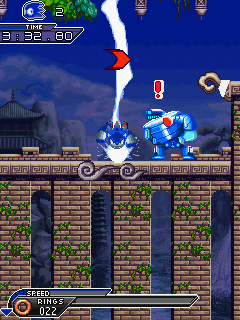 Screenshot of Sonic: Unleashed (J2ME, 2009) - MobyGames