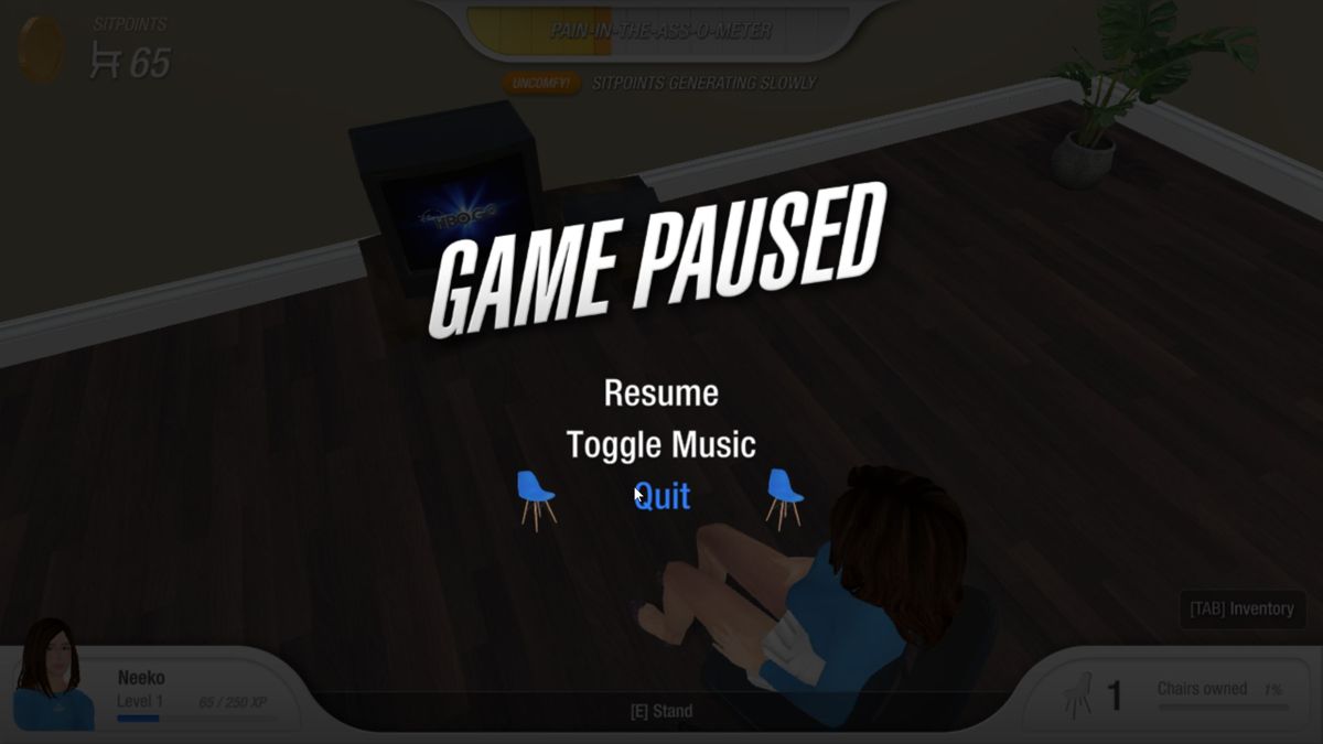 Screenshot of Chair Simulator (Windows, 2021) - MobyGames