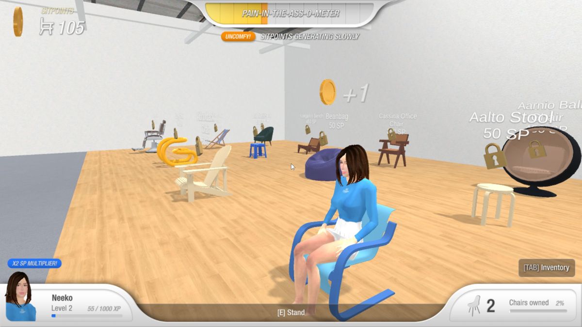 Screenshot of Chair Simulator (Windows, 2021) - MobyGames