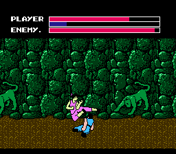 Screenshot of Fighting Road (NES, 1988) - MobyGames