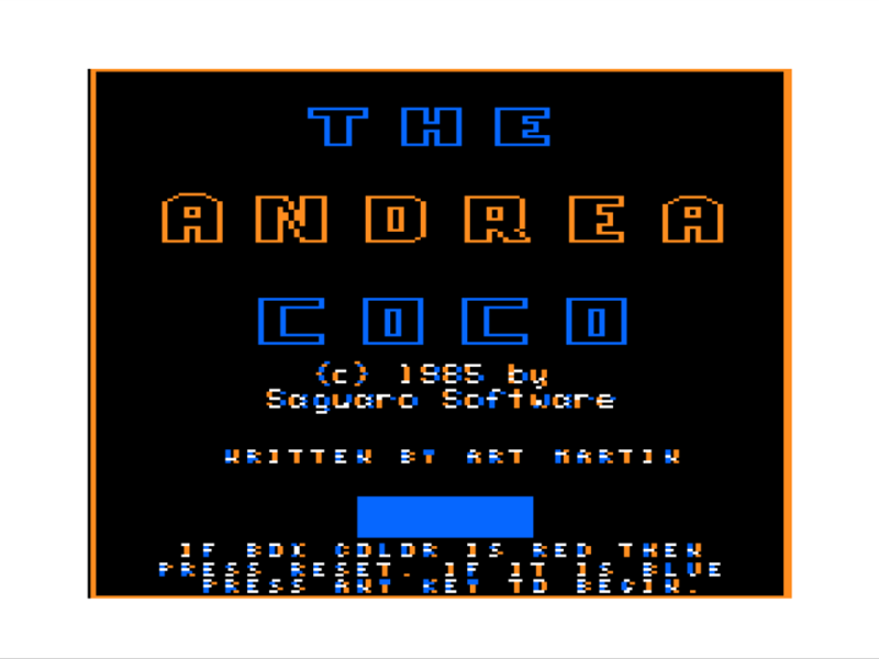 The Andrea Coco (1985) - MobyGames