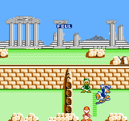 Screenshot of Snoopy's Silly Sports Spectacular (NES, 1988) - MobyGames