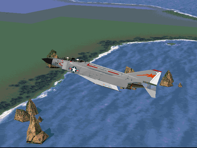 Screenshot of Jane's Combat Simulations: USNF'97 - U.S. Navy Fighters ...