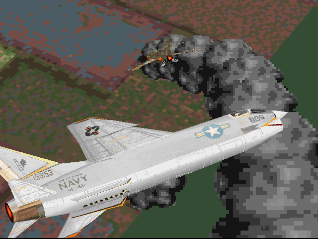 Screenshot of Jane's Combat Simulations: USNF'97 - U.S. Navy Fighters ...