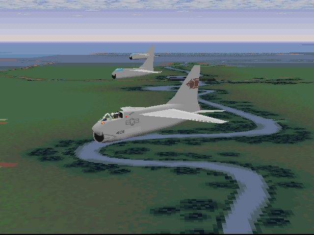 Screenshot of Jane's Combat Simulations: USNF'97 - U.S. Navy Fighters ...