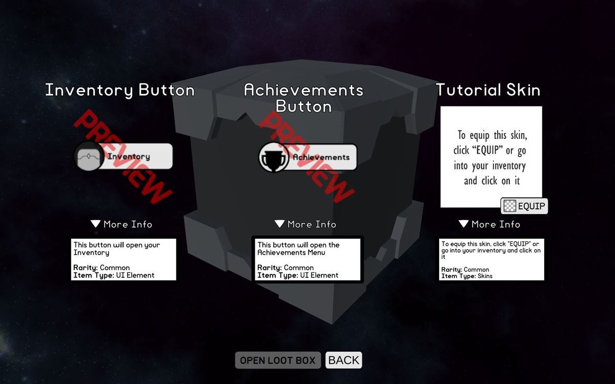 Screenshot of Loot Box Simulator (Windows, 2018) - MobyGames