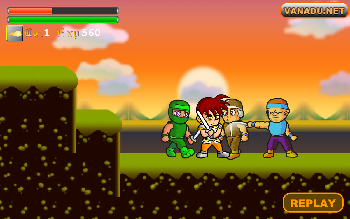 Screenshot of Dragon Sword (Browser, 2007) - MobyGames