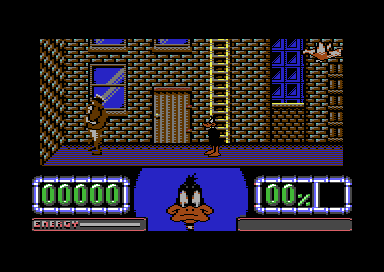 Screenshot of Daffy Duck and the Great Paint Caper (Commodore 64, 2015 ...