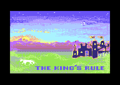 Screenshot of The King's Rule (Commodore 64, 1983) - MobyGames