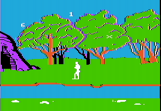 Screenshot of The Math Busters (Apple II, 1984) - MobyGames