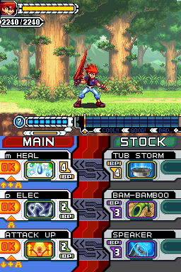 Screenshot of Draglade (Nintendo DS, 2007) - MobyGames