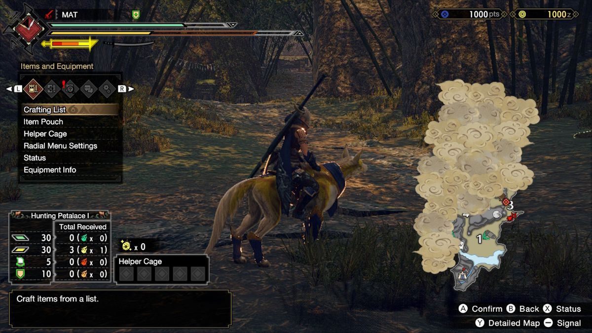 Screenshot of Monster Hunter: Rise (Nintendo Switch, 2021) - MobyGames