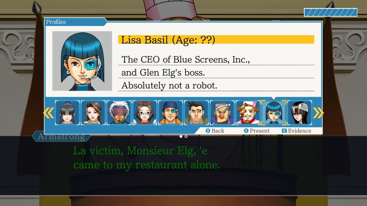 Screenshot of Phoenix Wright: Ace Attorney Trilogy (Nintendo Switch ...