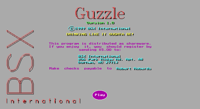 Guzzle (1989) - MobyGames
