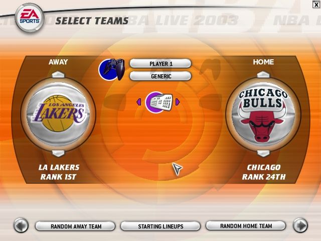 Screenshot of NBA Live 2003 (Windows, 2002) - MobyGames