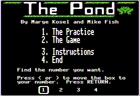 The Pond (1984) - MobyGames