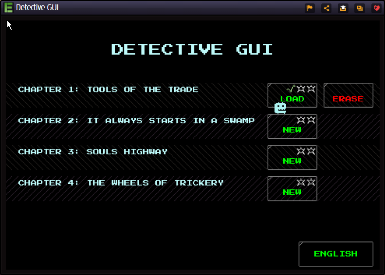 Screenshot of Detective GUI (Browser, 2020) - MobyGames