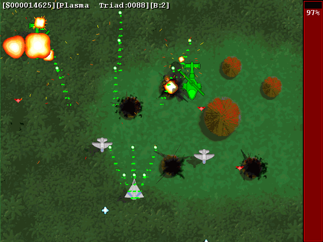 Screenshot of Kraptor (DOS, 2004) - MobyGames