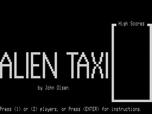 Price history for Alien Taxi - MobyGames