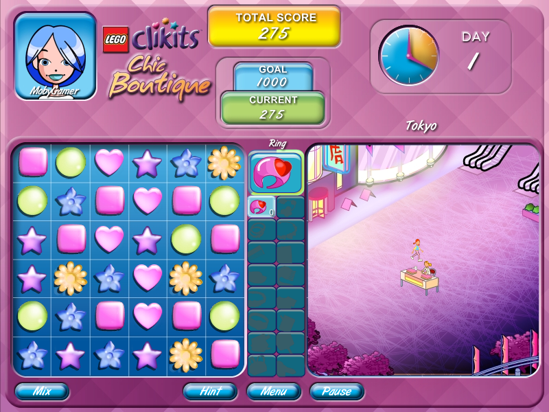 Screenshot of LEGO Clikits: Chic Boutique (Windows, 2006) - MobyGames
