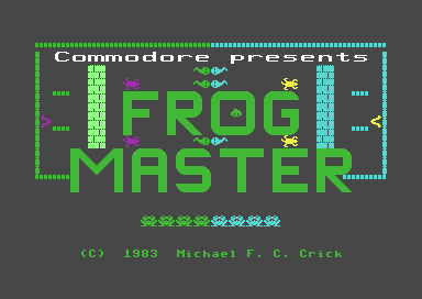 Screenshot of Frogmaster (Commodore 64, 1966) - MobyGames