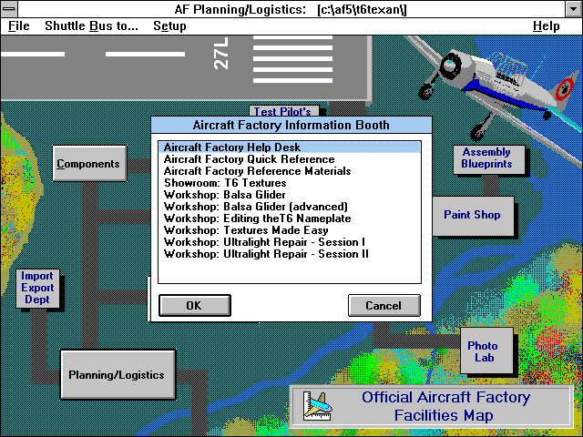Screenshot of Flight Simulator Flight Shop (Windows 3.x, 1995) - MobyGames