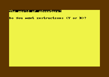 Screenshot of Colossal Cave Adventure (Commodore 64, 1985) - MobyGames