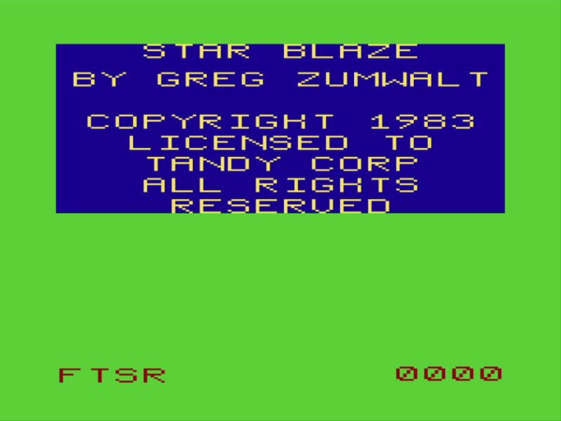 Star Blaze (1983) - MobyGames