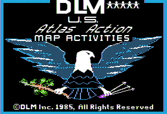U.S. Atlas Action: Map Activities (1985) - MobyGames