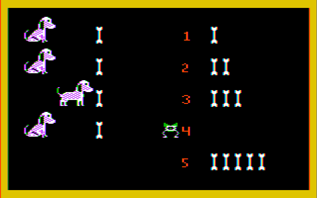 Screenshot of Learning with Leeper (DOS, 1983) - MobyGames
