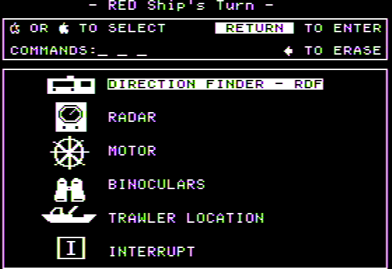 Screenshot of The Voyage of the Mimi: Maps and Navigation (Apple II ...