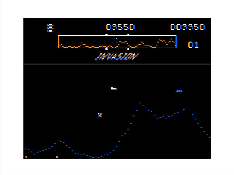 Screenshot of Planet Invasion (TRS-80 CoCo, 1983) - MobyGames