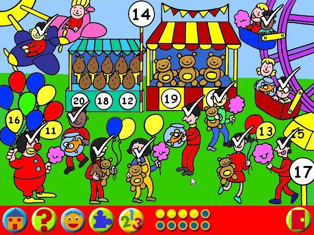 Screenshot of Learning Land 3: At The Funfair (Windows, 1999) - MobyGames