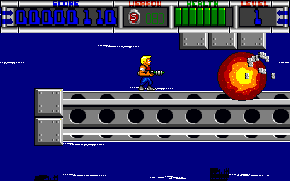 Screenshot of The Adventures of Duke Nukem 2D (Windows, 2021) - MobyGames